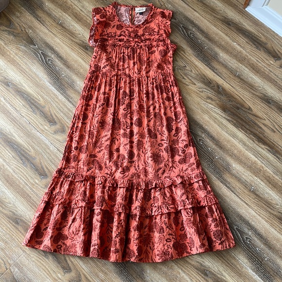 Universal Thread | Dresses | Universal Thread Flutter Sleeve Maxi Dress ...